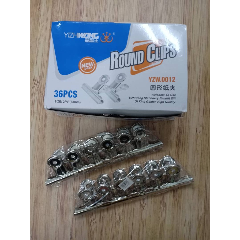 Spring Round Clip 63mm 6pcs | Shopee Malaysia