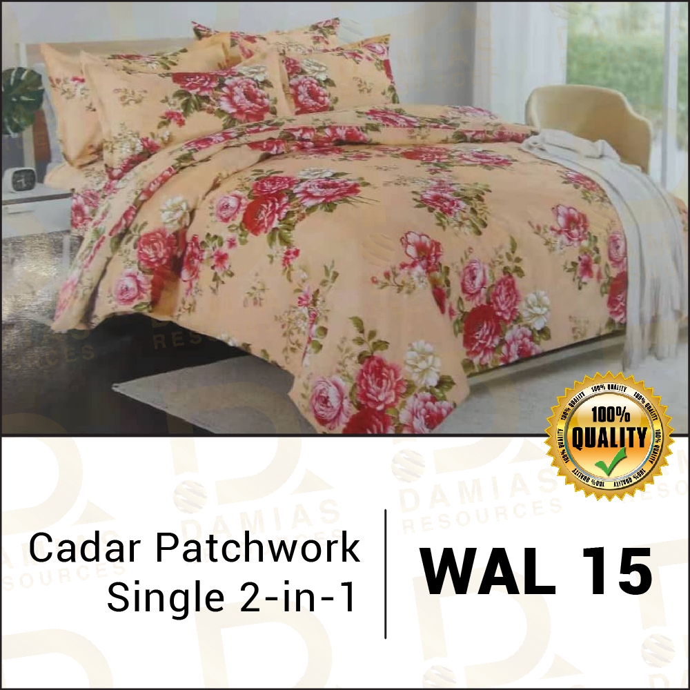 CADAR SINGLE PATCHWORK 2 IN 1 | Shopee Malaysia