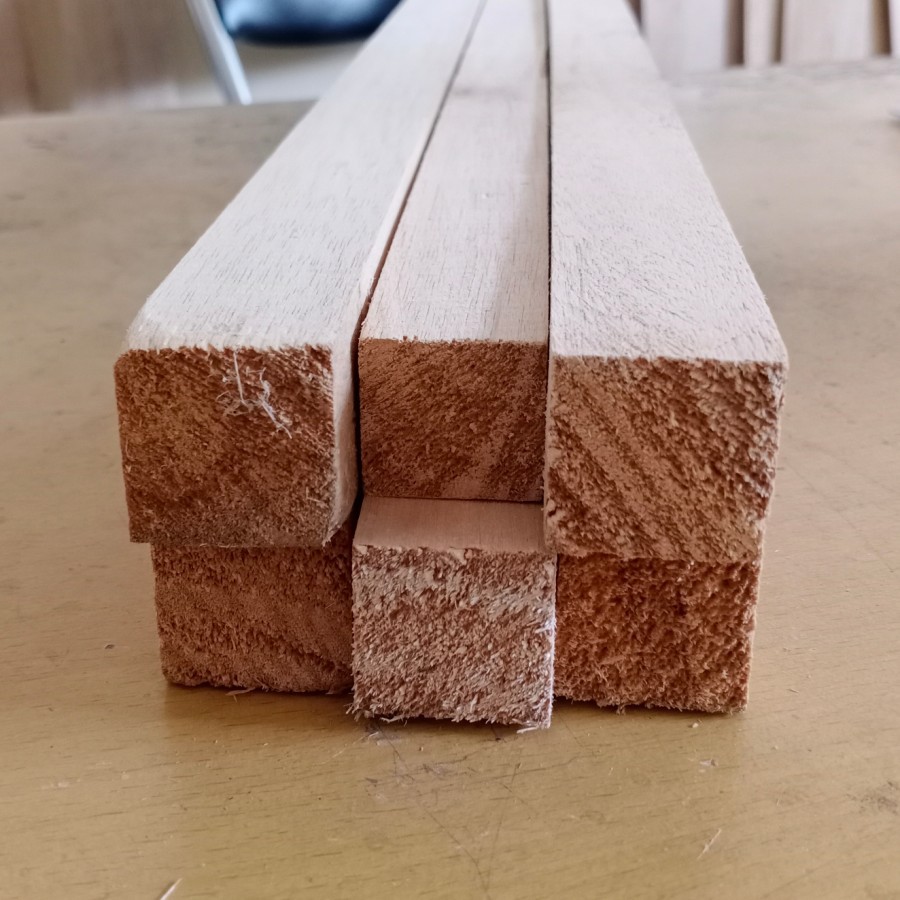 3x3 Balsa wood stick 3cm 30mm x 30mm Balsa Reng balsa block balsa model ...