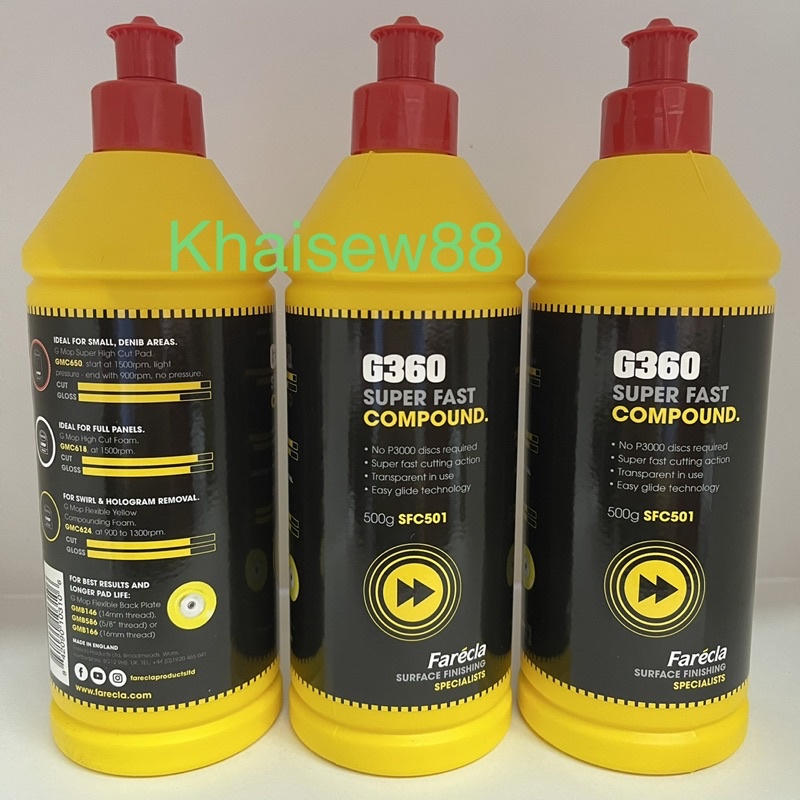 FARECLA G360 Super Fast Compound ( car polish / kereta polish / wax ...