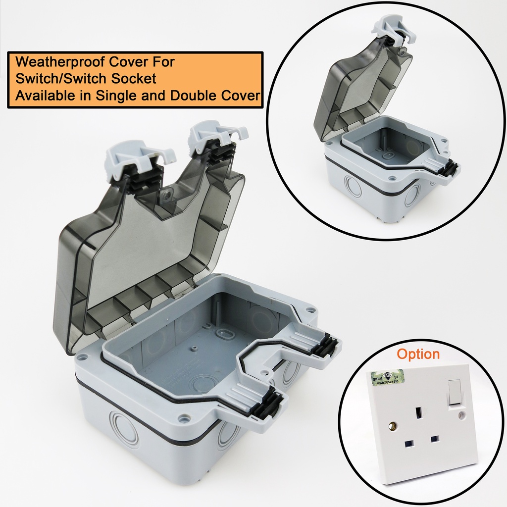 3H CY Series IP66 Weatherproof Protective Cover/Socket Enclosure For ...