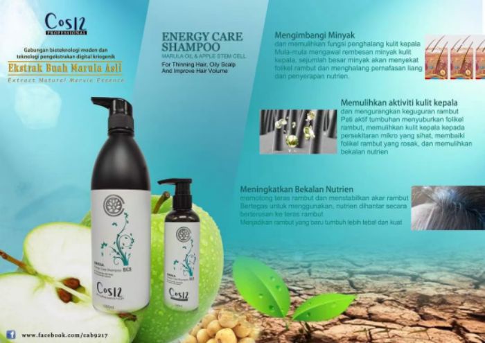 Cos12 Syampu & Perapi Organic/Marula hair shampoo/conditioner洗发水防脱发护发素 ...