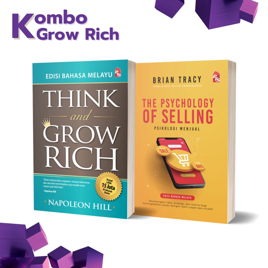 Kombo Grow Rich 1 Think And Grow Rich Edisi Bahasa Melayu 2 The