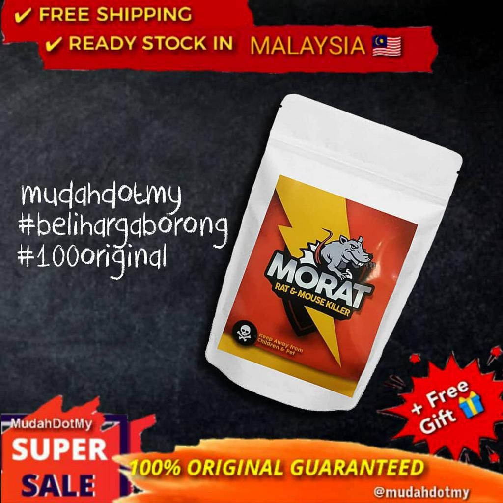 🔥Offer💯Original MORAT Ubat tikus Rat Poison UMPAN TIKUS CENCURUT SUPER ...