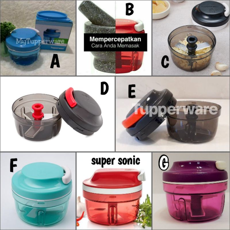 Tupperware Turbo Speedy Chopper Super Sonic Lesung Moden | Shopee Malaysia