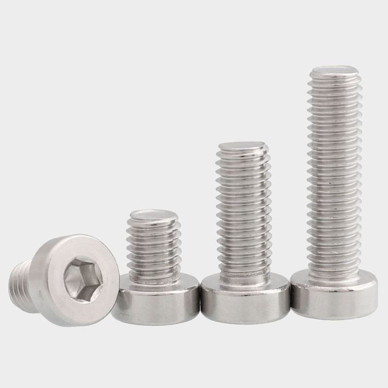 304 Stainless Steel Thin Head Socket Head Cap Screw Short Head Bolt ...