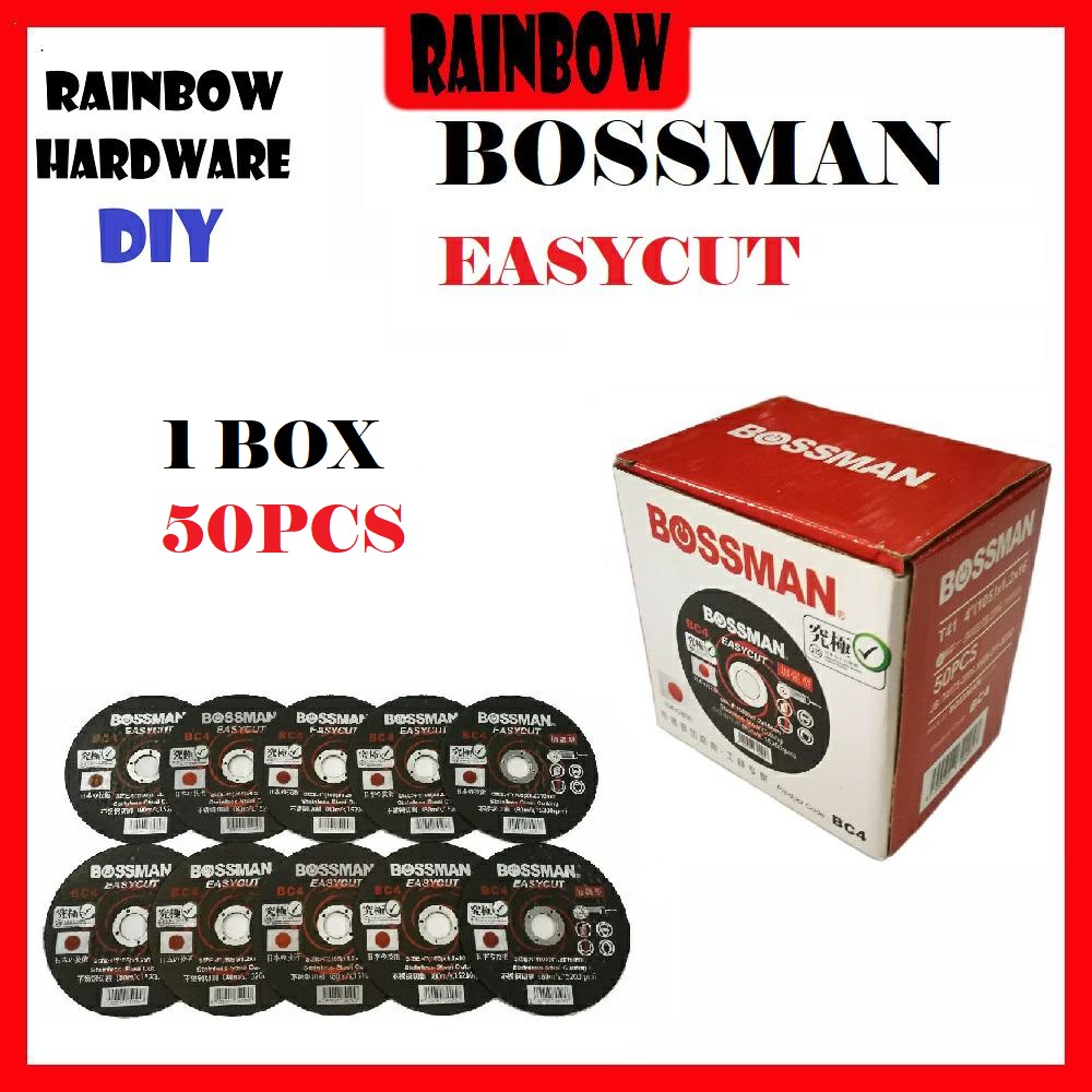 BOSSMAN EASYCUT 4"X1.2X16MM STAINLESS STEEL CUTTING DISC (50PCS ...