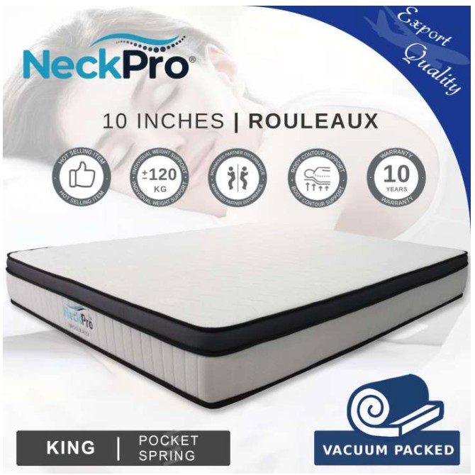 NeckPro Rouleaux (All Size) Compressed & Rolled Pocketed Spring ...