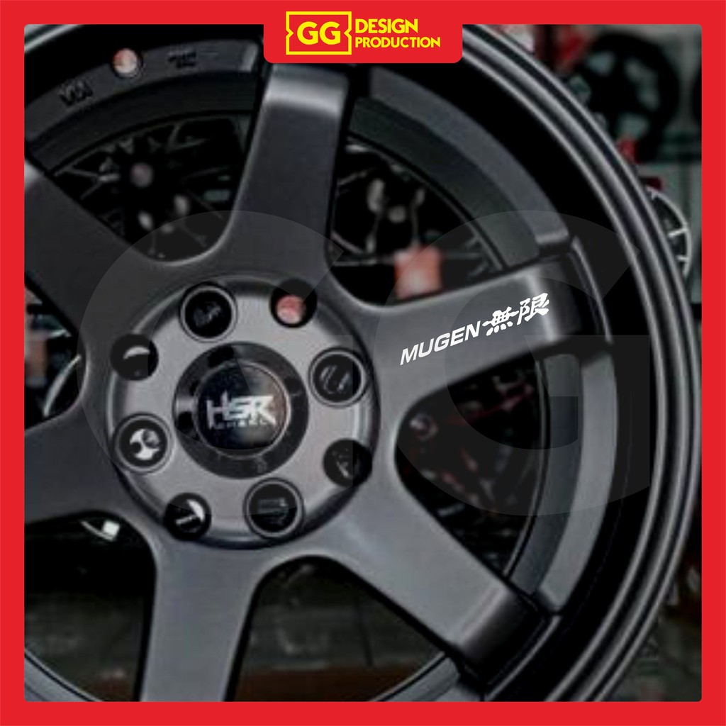 Mugen power rim stickers for cars | Shopee Malaysia