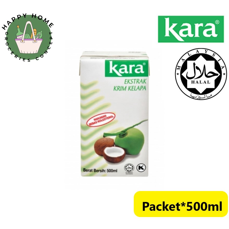 Kara Santan Coconut Cream Milk (Packet*500ml) | Shopee Malaysia