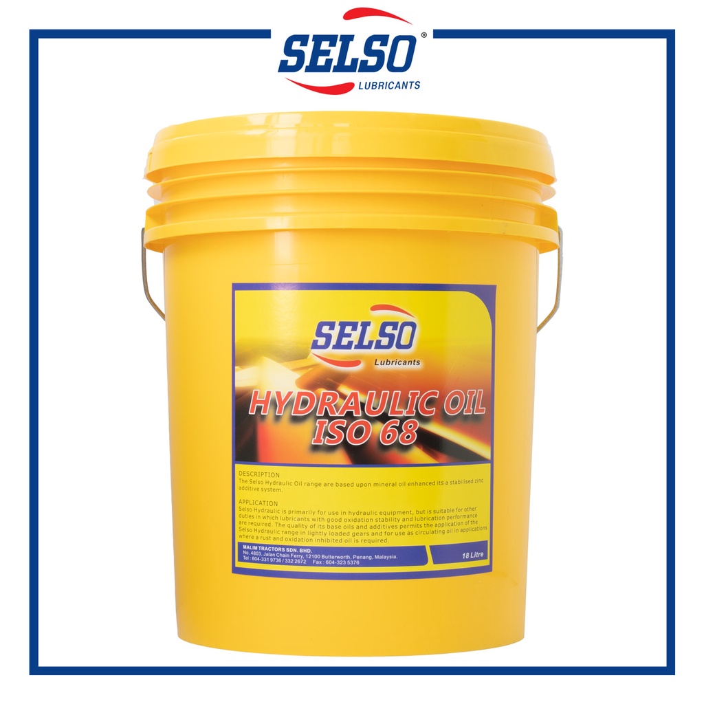 Selso Hydraulic Oil ISO 32/46/68/100 (18.0L) | Shopee Malaysia