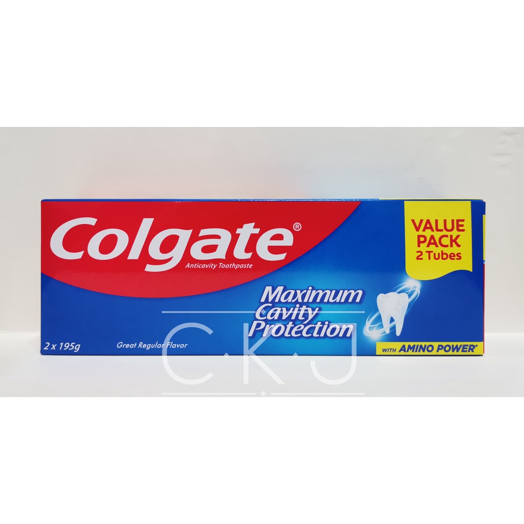 Colgate Great Regular Flavor Toothpaste 2 x 195g Twin Pack | Shopee Malaysia