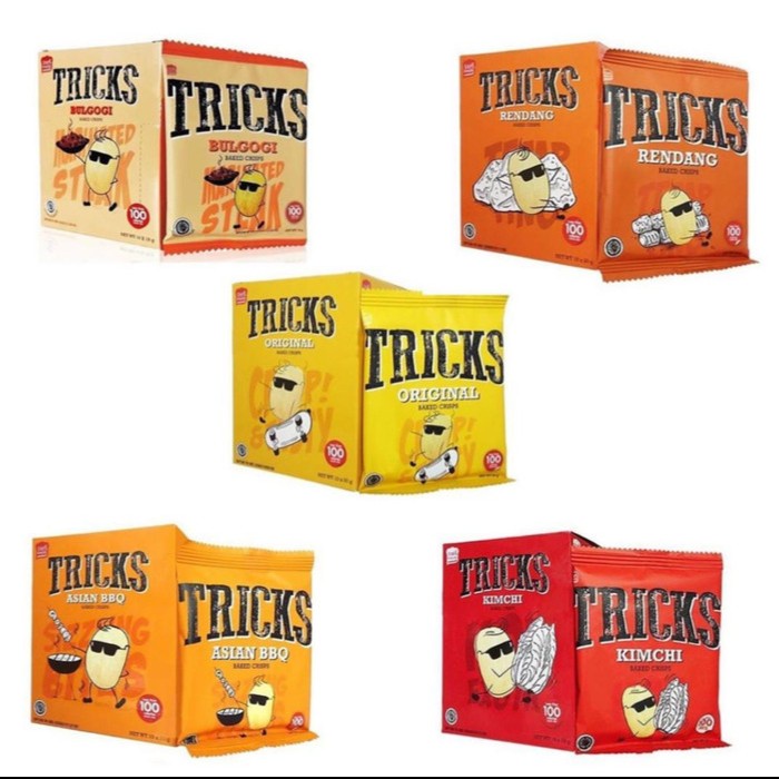 Tricks POTATO BAKED CRIPS KRISP POTATO Biscuit POTATO SNACK | Shopee ...