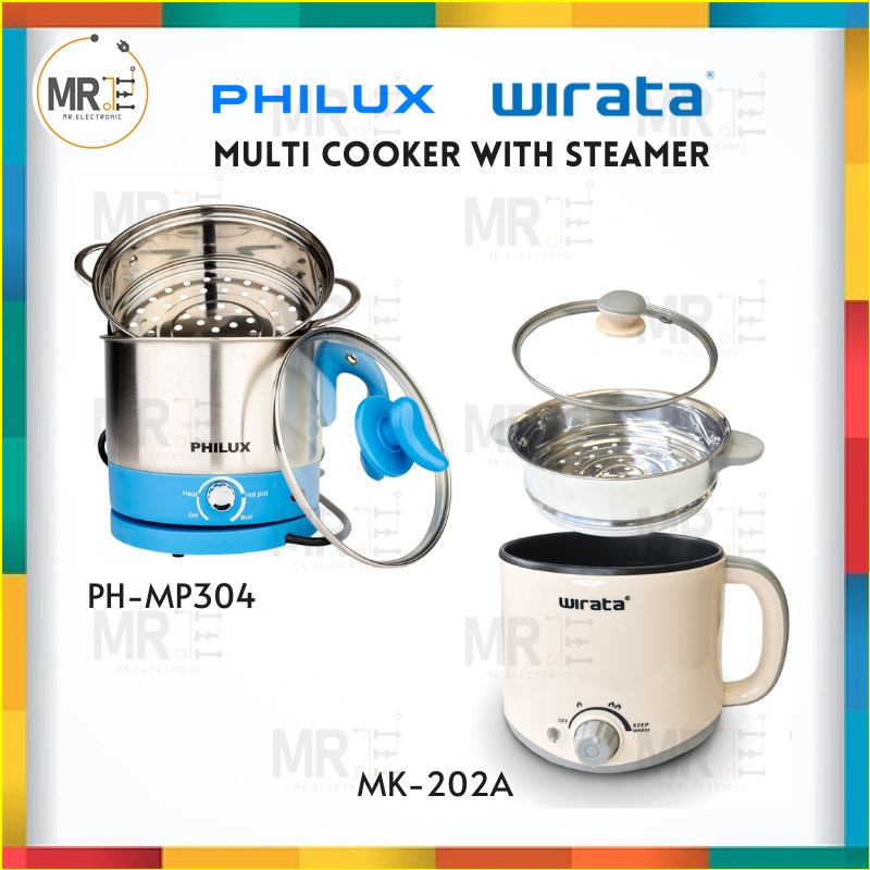 Wirata MK-202A / Philux PH-MP304 Multi-Function Electric Cooker with ...