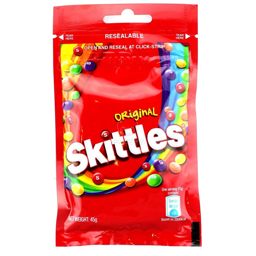 Original Skittles Fruit Flavour Candies 45g | Shopee Malaysia
