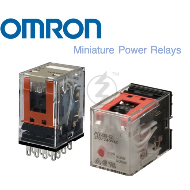 OMRON MY4N-GS Miniature Power Relay AC 240V 110V / DC 24V 12V | Shopee Malaysia