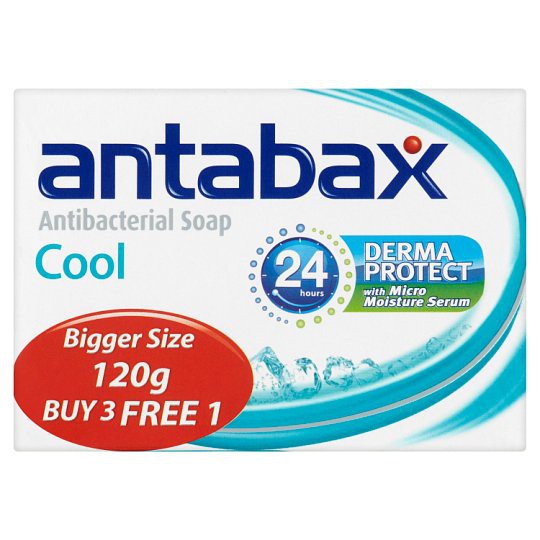 Antabax Antibaterial Soap Cool/Pure Pine 120G x4 | Shopee Malaysia