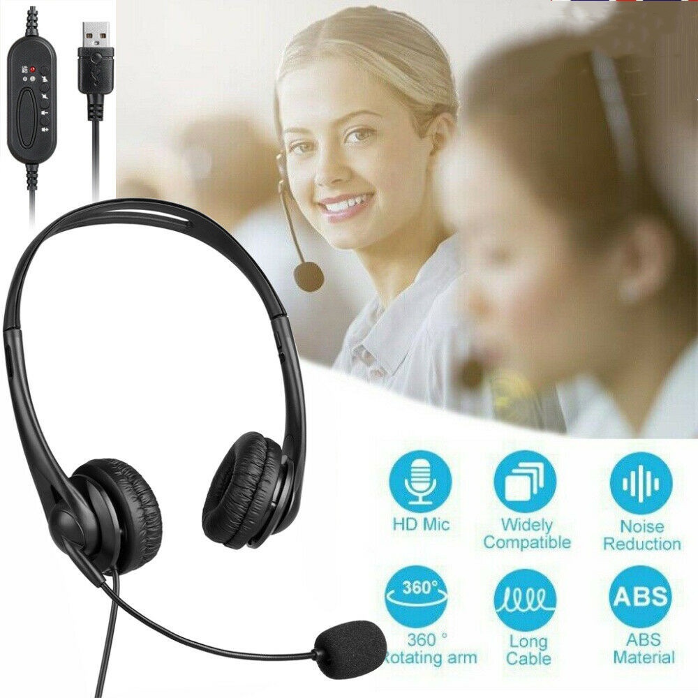 3.5mm / USB plug Wired headphone Noise Canceling Wired Universal ...