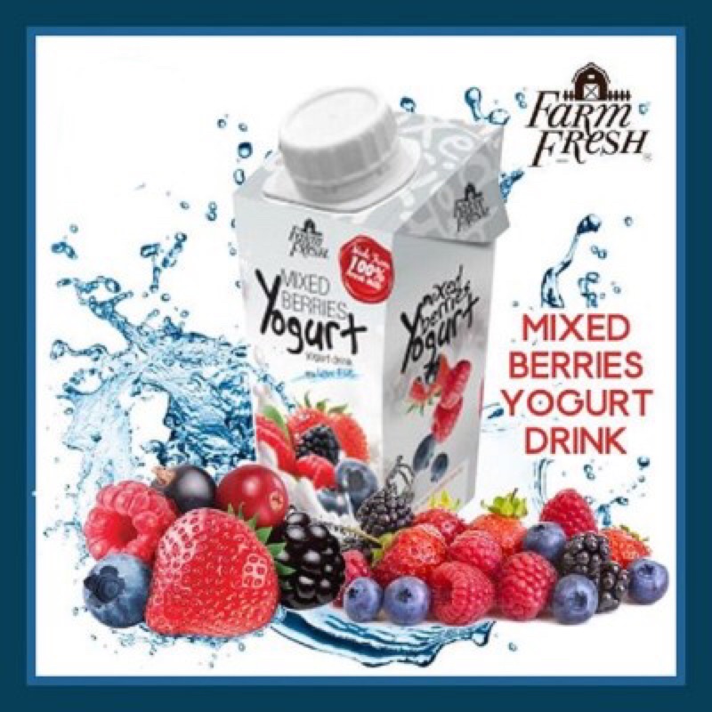 💥BORONG FARM FRESH YOGURT MIXBERRY 200ml💥 | Shopee Malaysia
