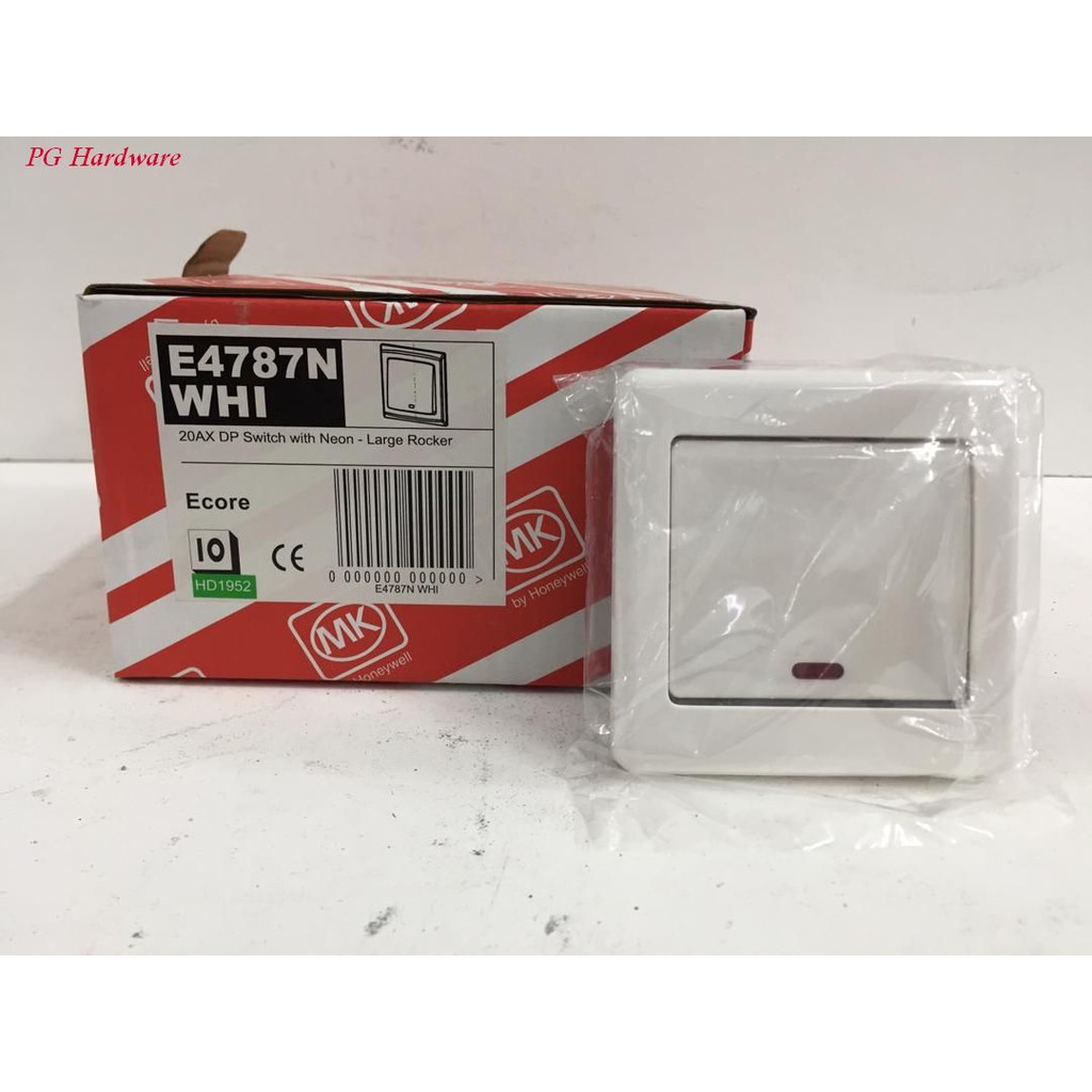 MK Ecore Water Heater Switch with Neon 20A E4787N WHI | Shopee Malaysia