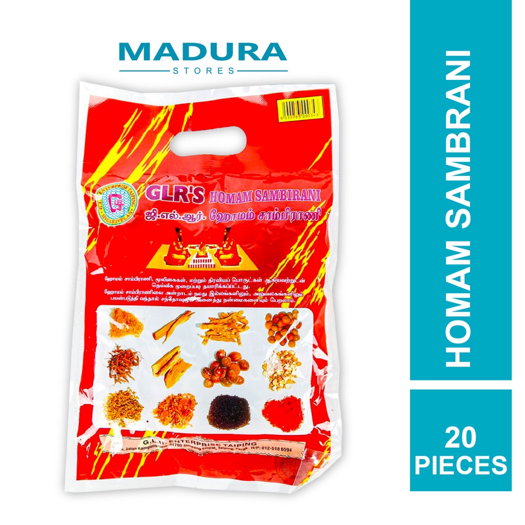 GLR's Homam Sambrani 20 Pieces (Small) | Shopee Malaysia