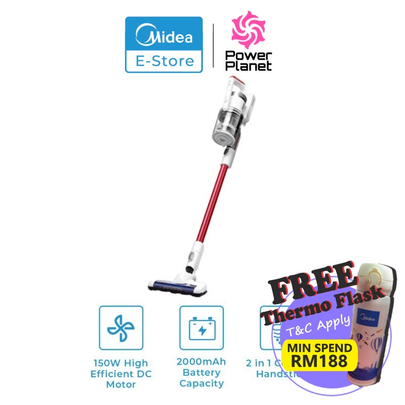 Midea MVC-V18P 2 In 1 Cordless Vacuum Cleaner MVCV18P | Shopee Malaysia