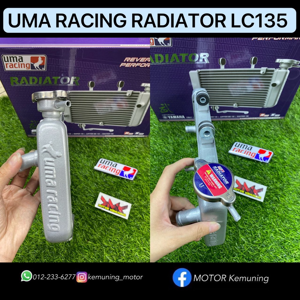 UMA RACING RADIATOR Y16 / Y155 / LC135 LC 4S 5S / Y15ZR / RS150 / RSX ...