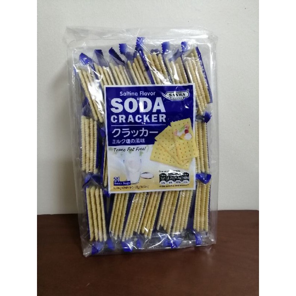 [Ready Stock] [Halal] Sanwa Brand Soda Biscuit (Malt Soda Crackers ...
