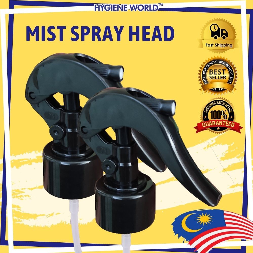 Mist Spray Head Black / Sprayer Bottle / Replacement Sprayer Head ...