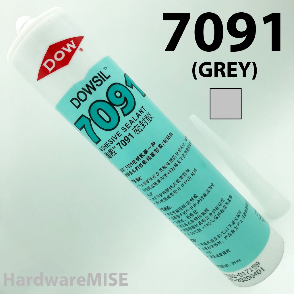 Dowsil 7091 Grey Adhesive Sealant 310ml Gray Color by Dow Corning ...