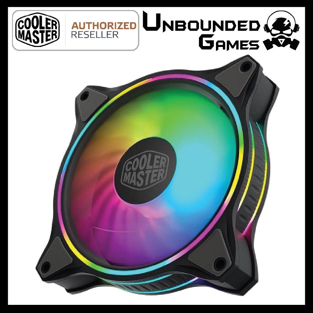 Cooler Master Chasis Fan Masterfan MF140 Halo (Dual Loop Addressable ...