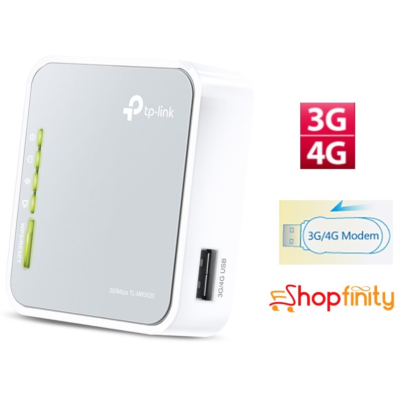 TP-Link TL-MR3020 Portable 3G/4G Wireless N Router+N150+TRAVEL MODE+LAN ...