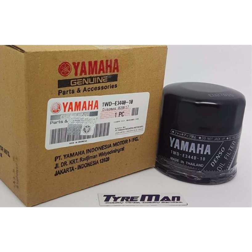 Yamaha Oil Filter Denso (Part No. 1WD-E3440-10) ORIGINAL For R25 / XJ6 ...