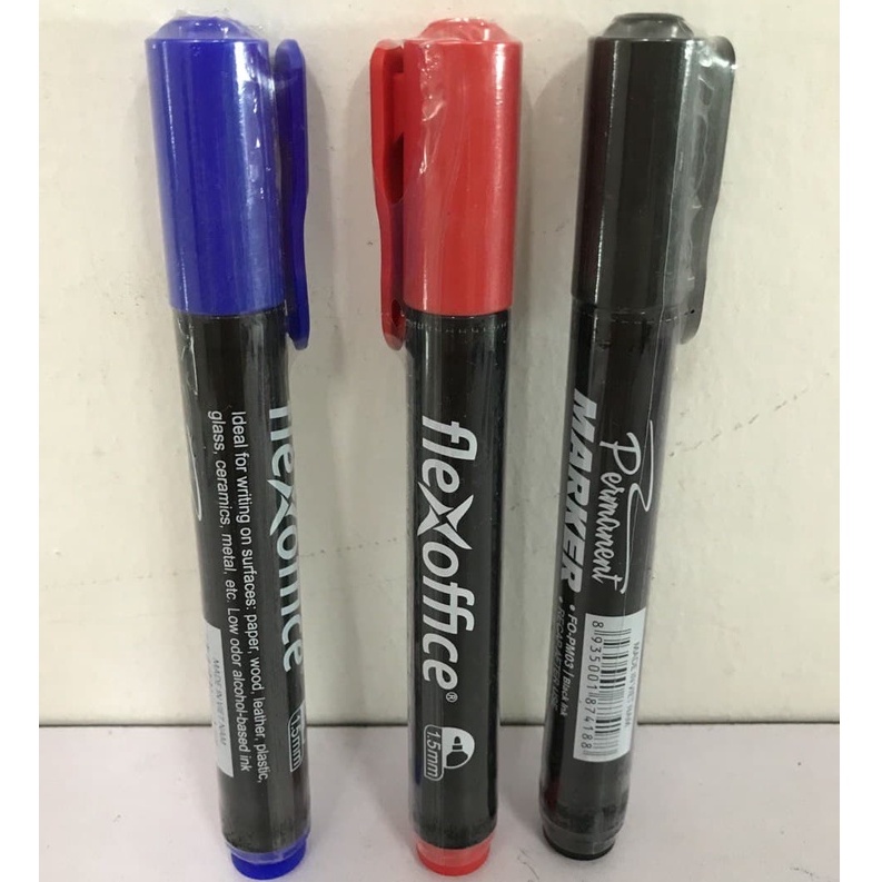 MARKER PEN PERMANENT (FLEX OFFICE) 1.5MM | Shopee Malaysia