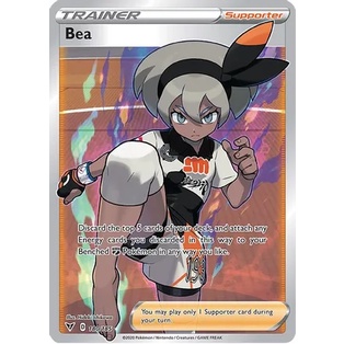 Bea / Full Art Trainer / 180/185 / English Vivid Voltage (Pokemon TCG ...