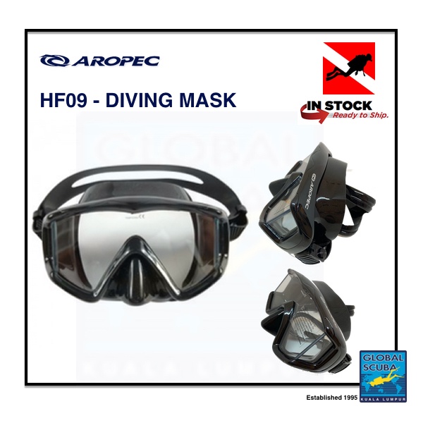 AROPEC HF09 3 Window Mask for Scuba Diving and Snorkeling | Shopee Malaysia