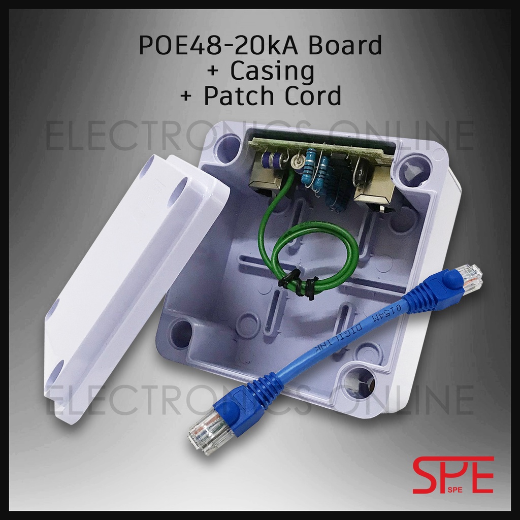 SPE Open Frame POE Surge Protector POE Lightning Surge Protector IP ...