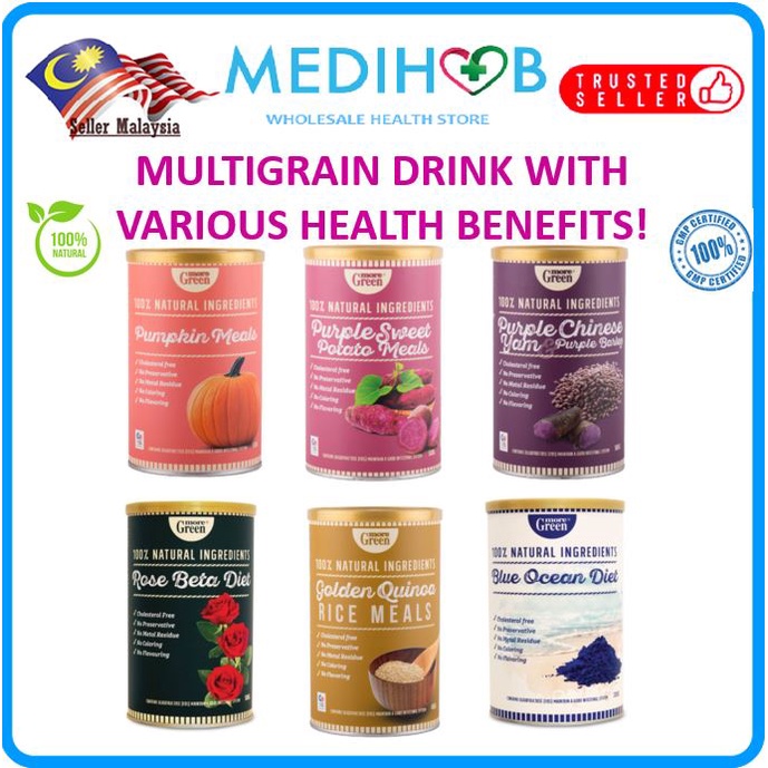 [NO.1 MULTIGRAIN IN MALAYSIA] MORE GREEN Healthy Beverage Powder Drink ...
