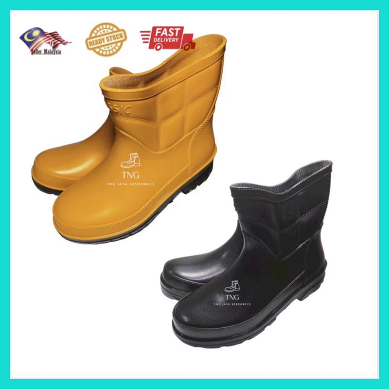 TNG Cap Gajah High Quality l Rubber Rainboot | Kasut Getah Boot | But ...