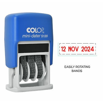 🆕 COLOP MINI DATER S120 stamp (self inking) | Shopee Malaysia