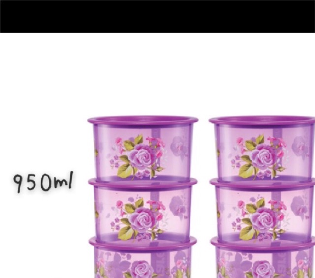 Tupperware Rose Royal 950ml （1） | Shopee Malaysia