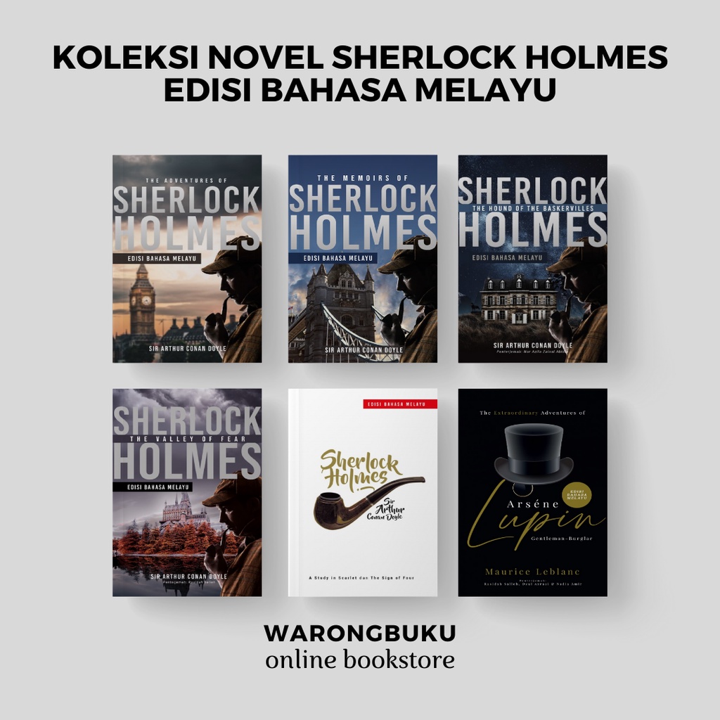 Penerbit-X - Koleksi Novel Sherlock Holmes Edisi Bahasa Melayu | novel ...