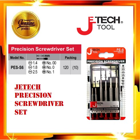JETECH PE-S PRECISION SCREWDRIVER SET / PEMUTAR SCREW | Shopee Malaysia