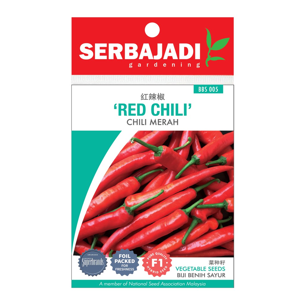 Serbajadi Red Chilli/ Cili Merah/ Vegetable Seeds/ Biji Bernih/ 种子 ...