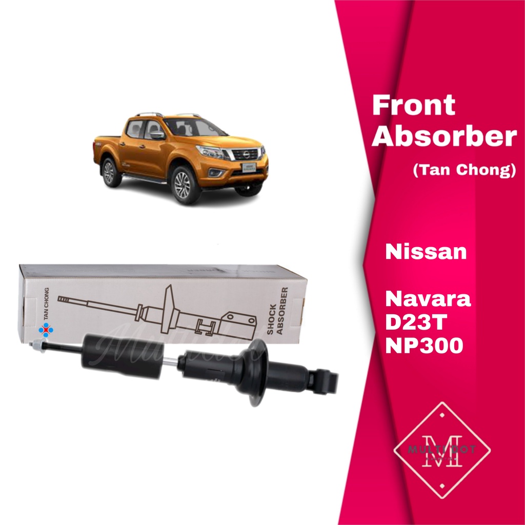 Nissan Front Absorber Set (2pcs) (Tan Chong) AUTOPLUS Navara D23T NP300 ...