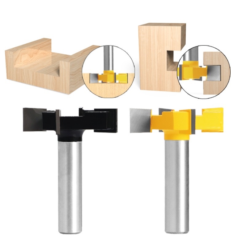 4 Edge T Type Slotting Cutter Router Bit 四刃T型铣刀 Sen Thor Hardware ...