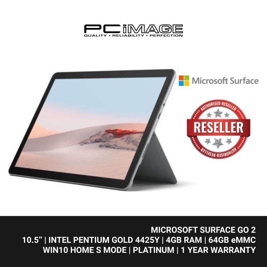 New Microsoft Surface Go 2 Intel Pentium Gold 4gb 64gb Win10 S Mode