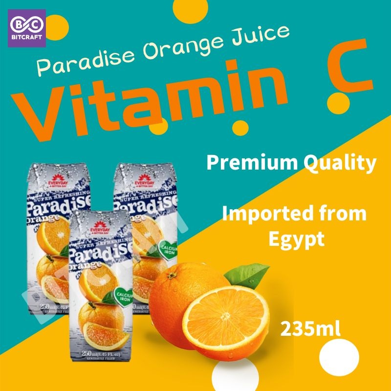 [EXP 090124] Paradise Premium Orange Juice Drink 235ml Imported from ...
