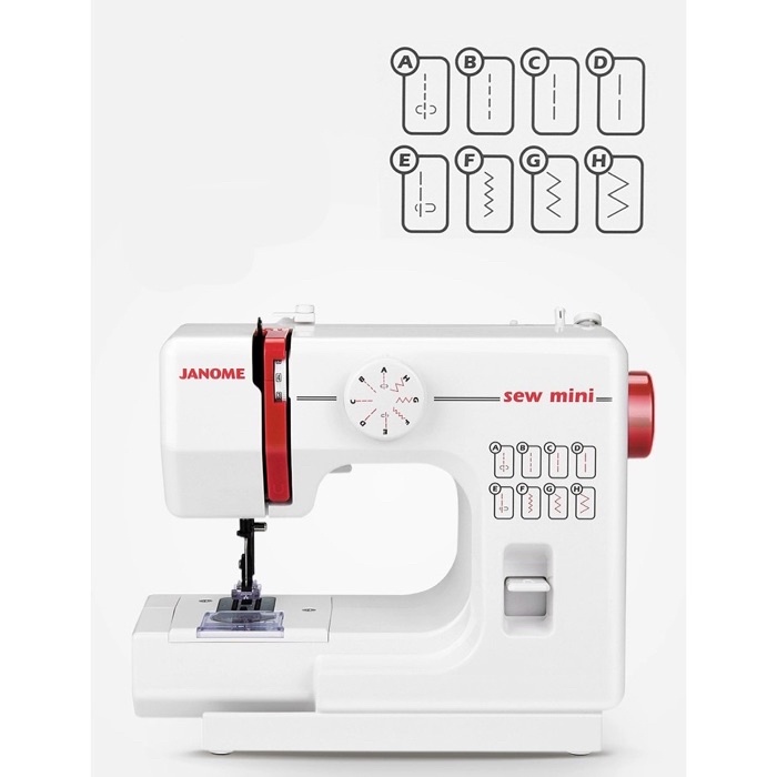 🔥READY STOCK🔥 Janome Mini Sewing Machine 525A / Mesin Jahit Mini Janome ...