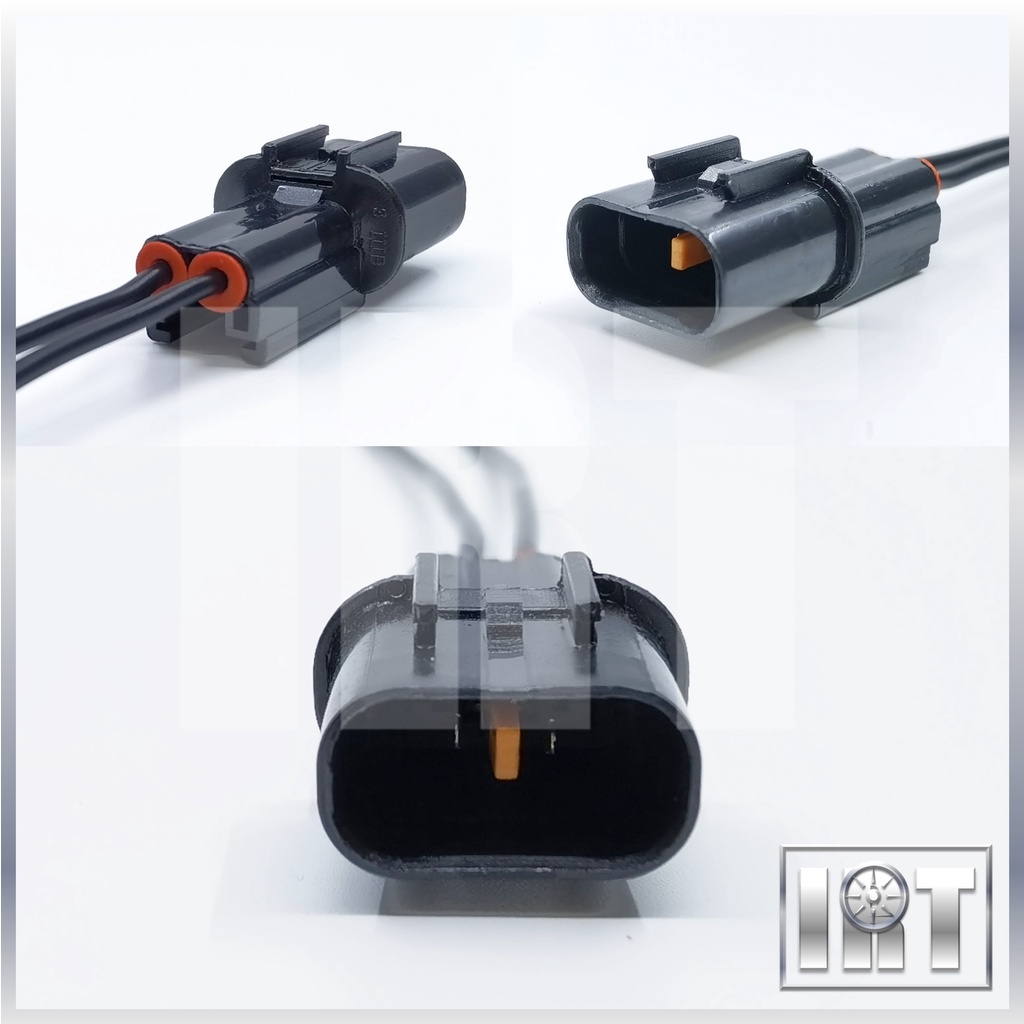 2 Pin Exora Radiator Socket Male Female Saga Wira VDO Reverse Switch ...